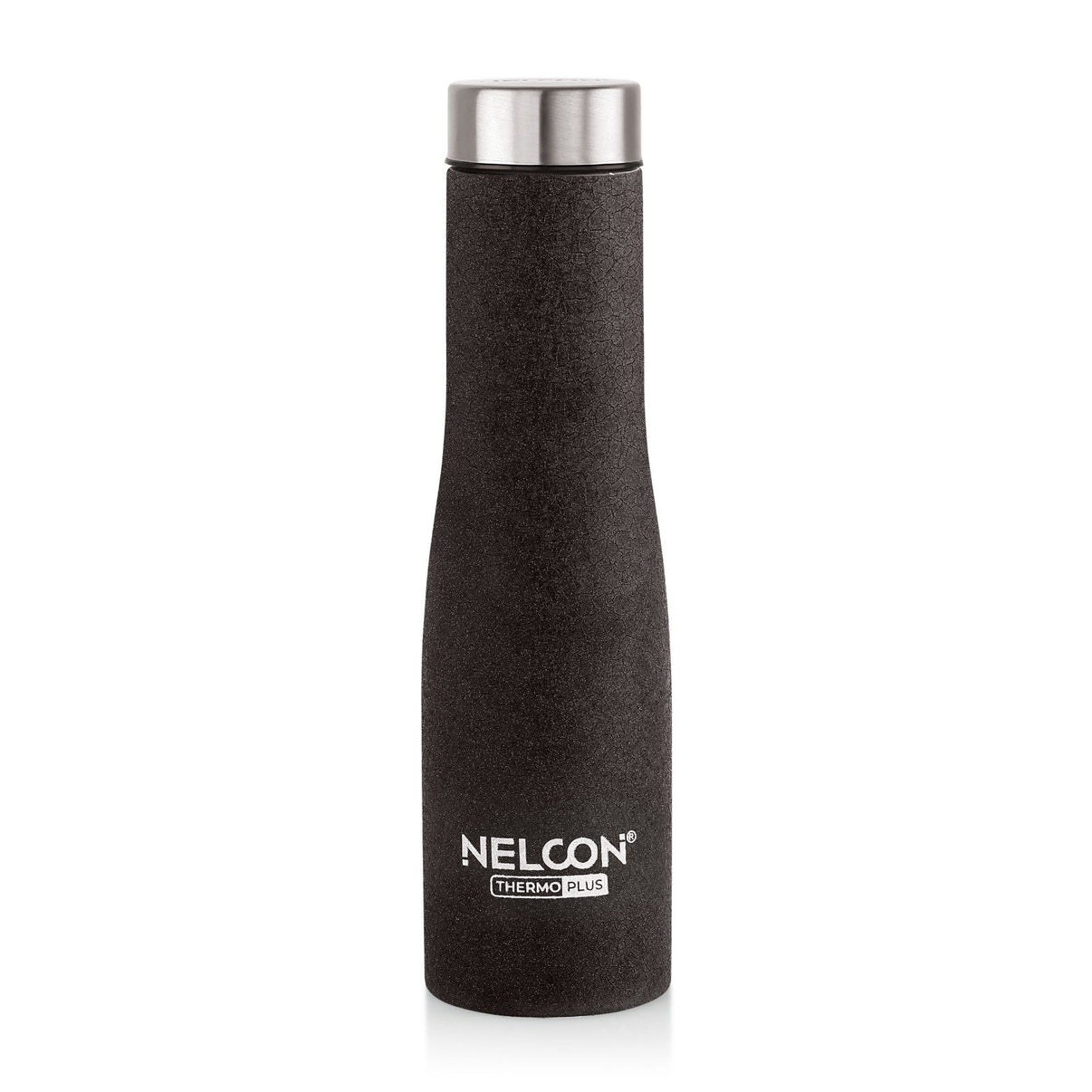 Nelcon Bluebell black crocz water bottle stainless steel, 1000ml