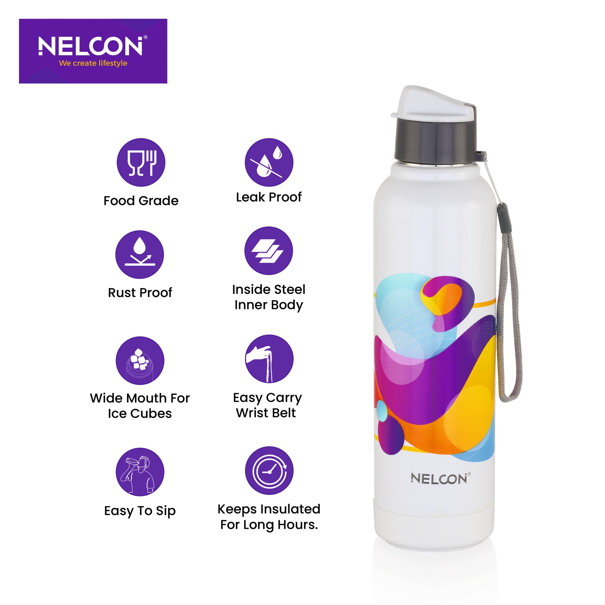 Neo Steel-X Puro Pure Insulated Stainless Steel Bottle 670ml
