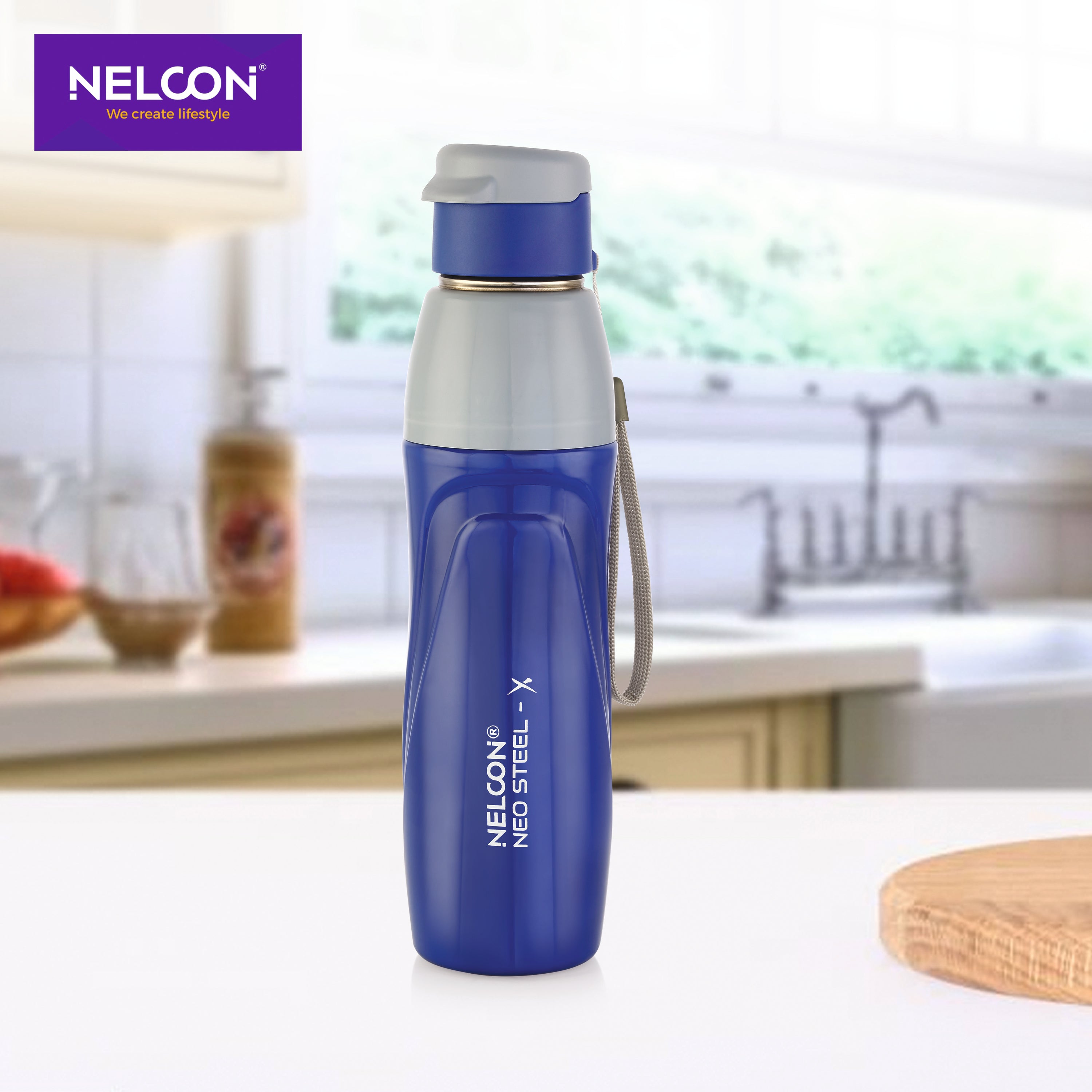 Neo Steel-X Wave Stainless Steel Bottle - 700ml