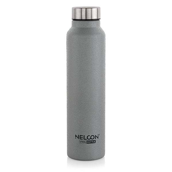 Nelcon Dew crocz Grey water bottle stainless steel, 1000ml