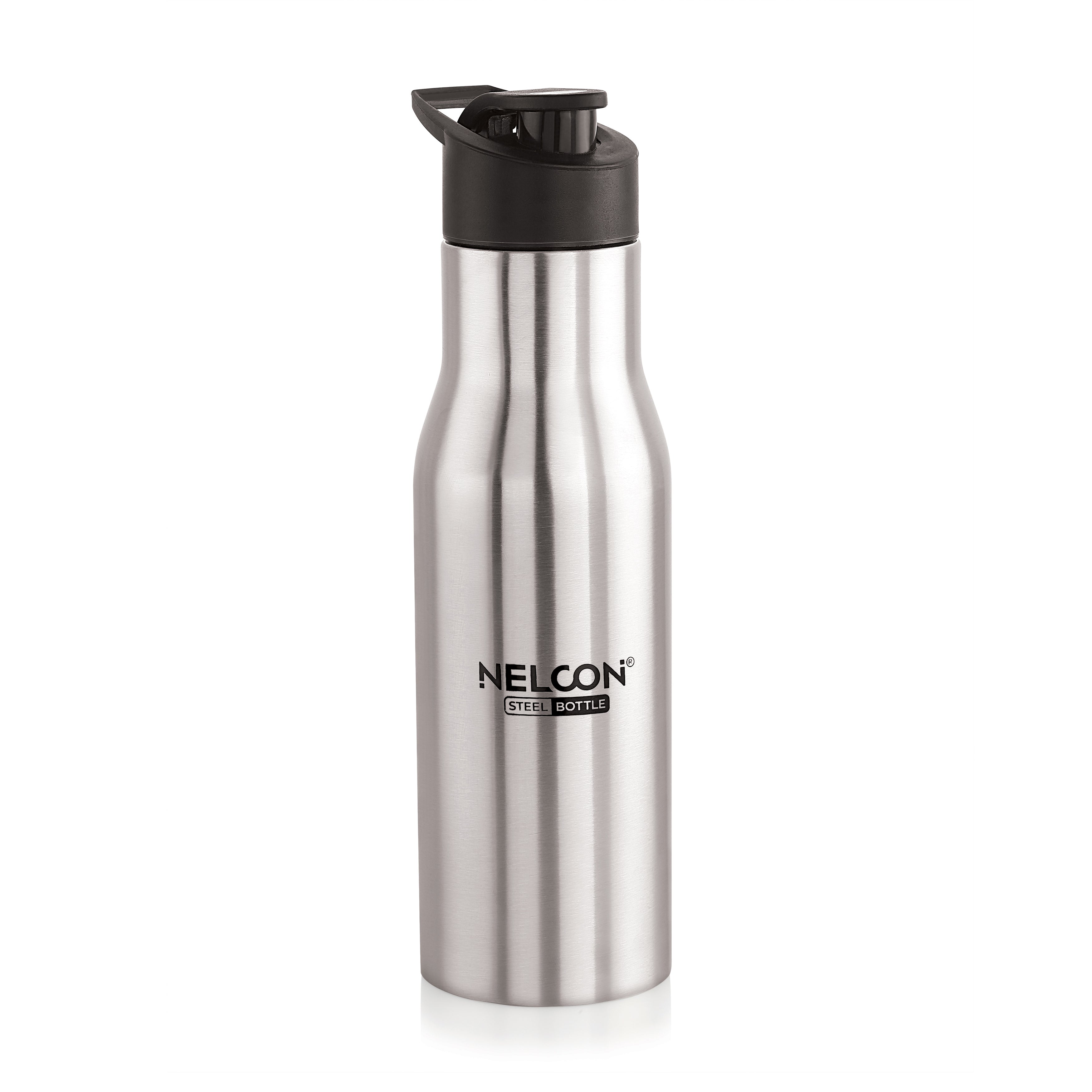 Nelcon Tulip water bottle stainless steel with sipper cap, 1000ml